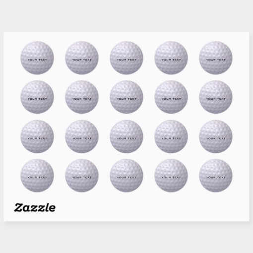 Golf Ball Sticker | Zazzle
