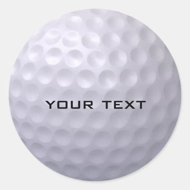 Golf Ball Sticker | Zazzle