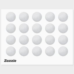 golf ball sticker | Zazzle