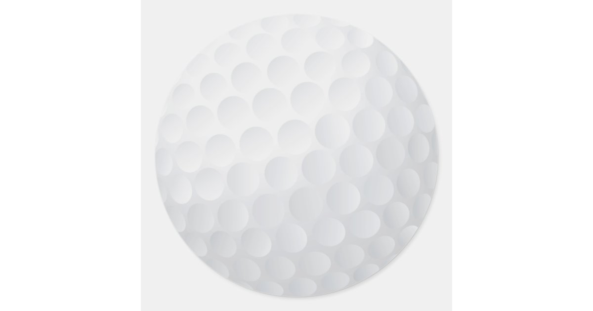 golf ball sticker | Zazzle