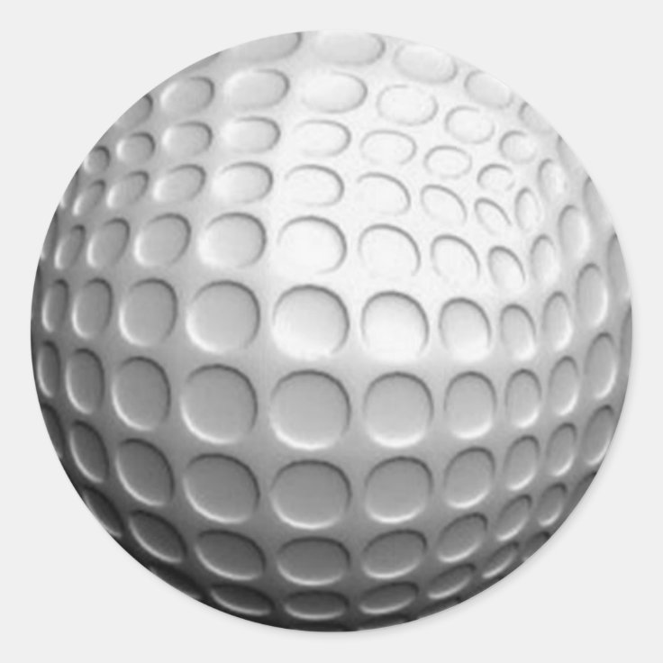 Golf Ball Stickers (Add Your Own Text if You Want) | Zazzle