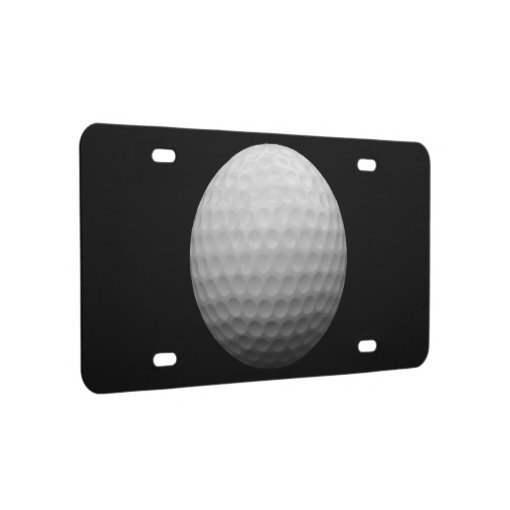 Golf Ball Theme License Plate | Zazzle