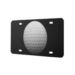 Golf Ball Theme License Plate | Zazzle