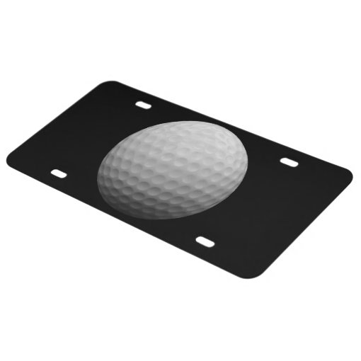 Golf Ball Theme License Plate | Zazzle