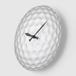 Golf Ball Wall Clock | Zazzle