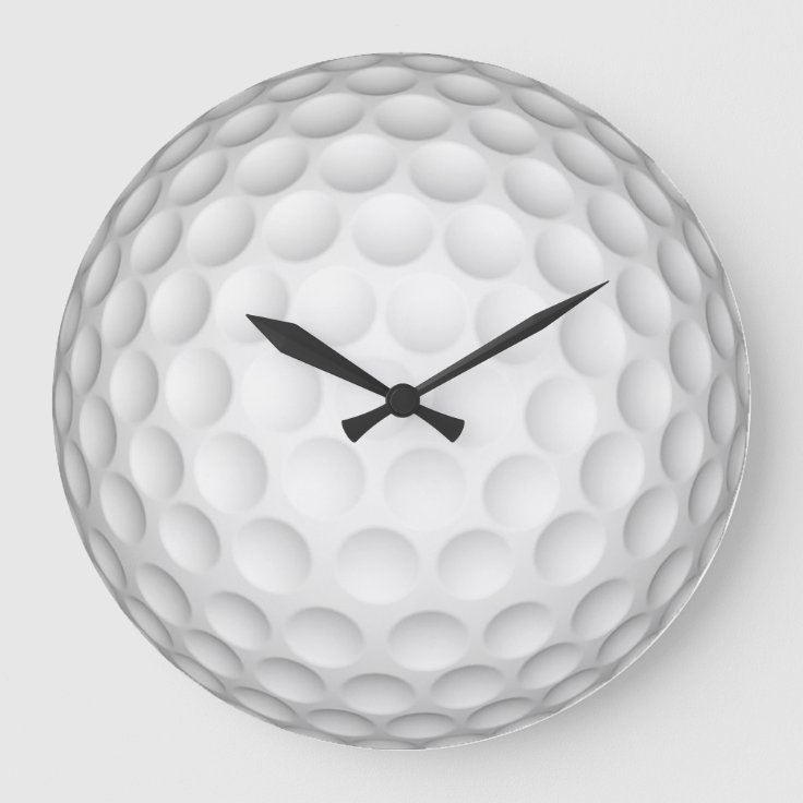 Golf Ball Wall Clock | Zazzle