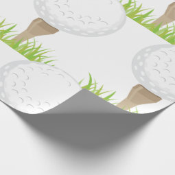 Golf Ball Wrapping Paper | Zazzle
