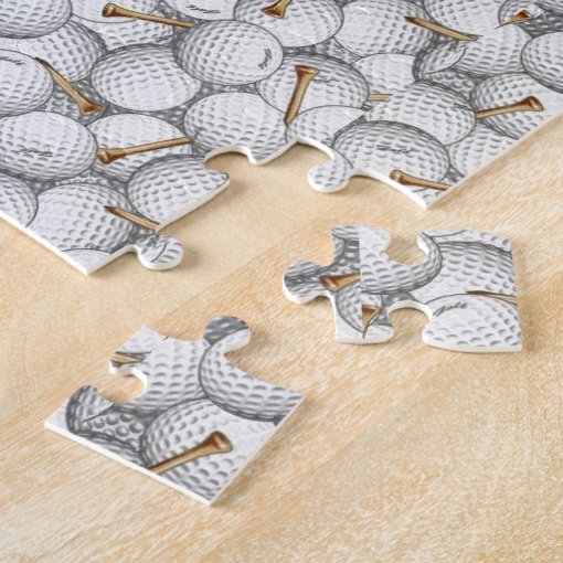 Golf Balls and Tees Jigsaw Puzzle | Zazzle