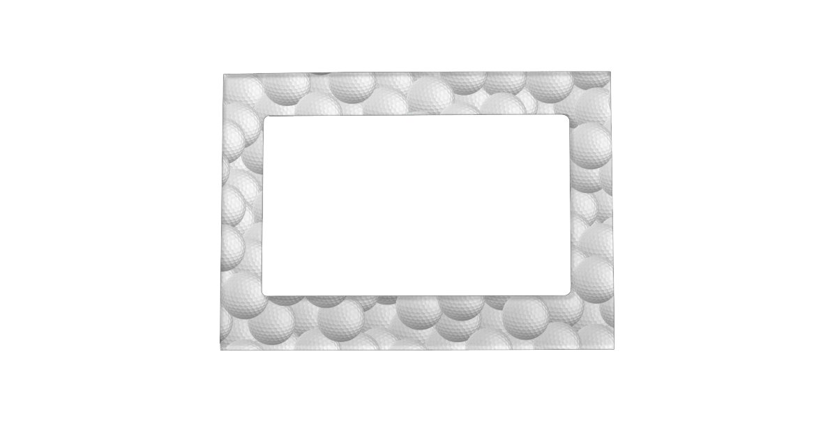 Golf Balls custom picture frame | Zazzle