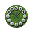 golf tee time large clock | Zazzle.com