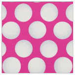 Painted Golf Ball Pattern Fabric | Zazzle