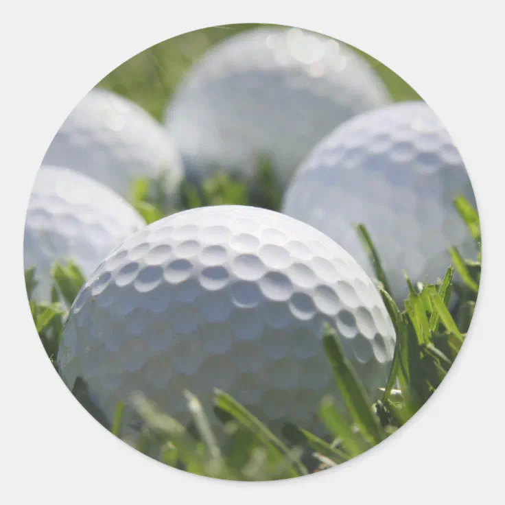 Golf Balls Sticker | Zazzle
