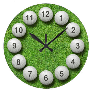 Golf Clocks, Golf Wall Clock Designs