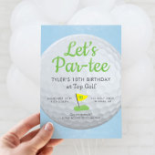 Golf Birthday Par-tee Invitation | Zazzle