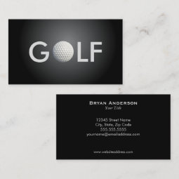 Golf Business Card | Zazzle