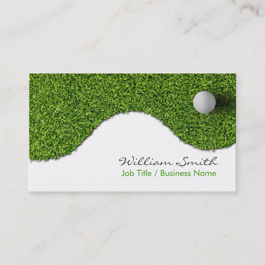 Golf Business Card | Zazzle
