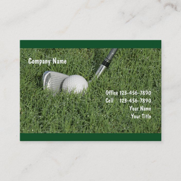 Golf Business Card | Zazzle
