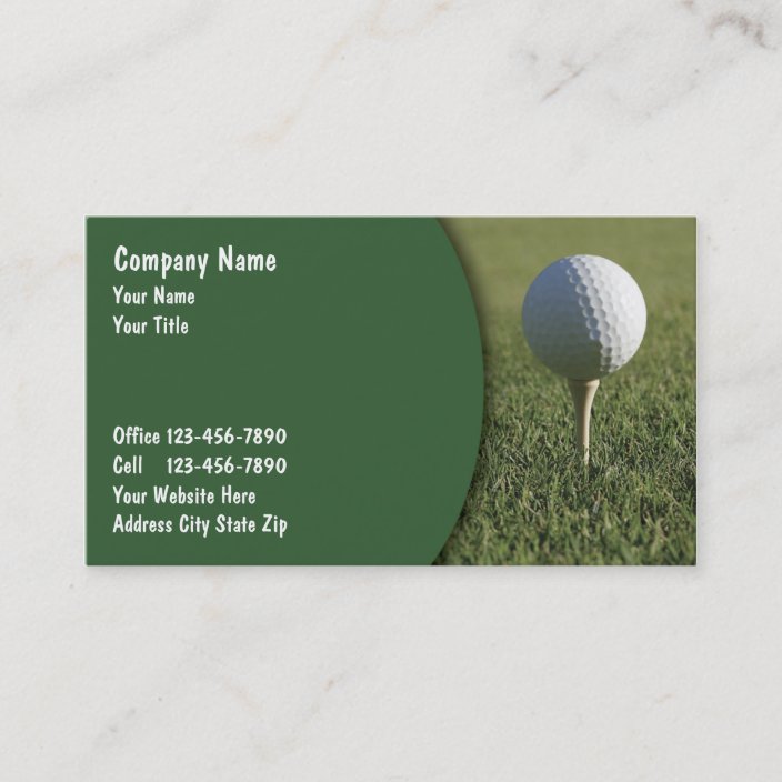 Golf Business Cards | Zazzle.com