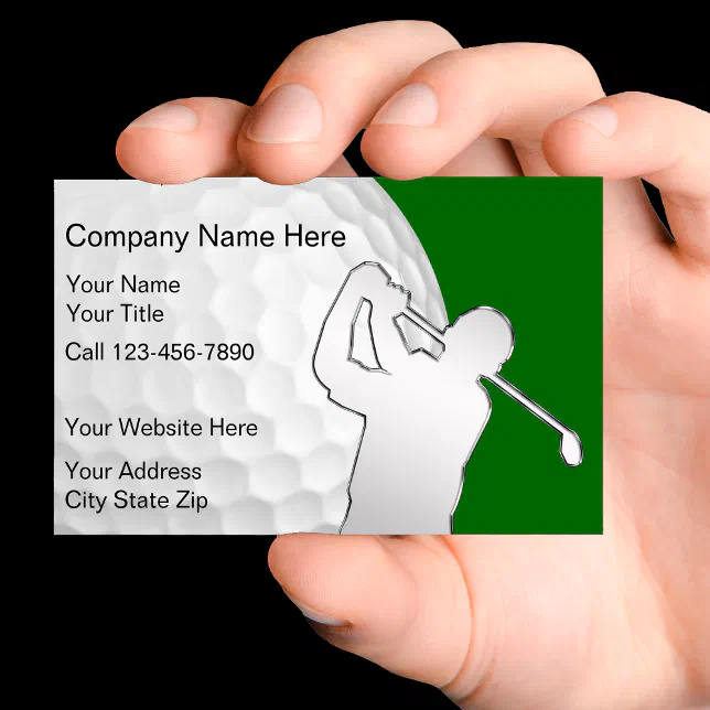 Golf Business Cards | Zazzle