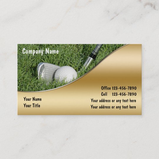 Golf Business Cards | Zazzle.com