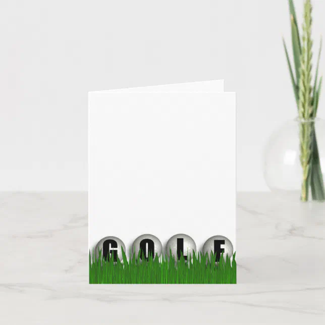 Golf Card | Zazzle