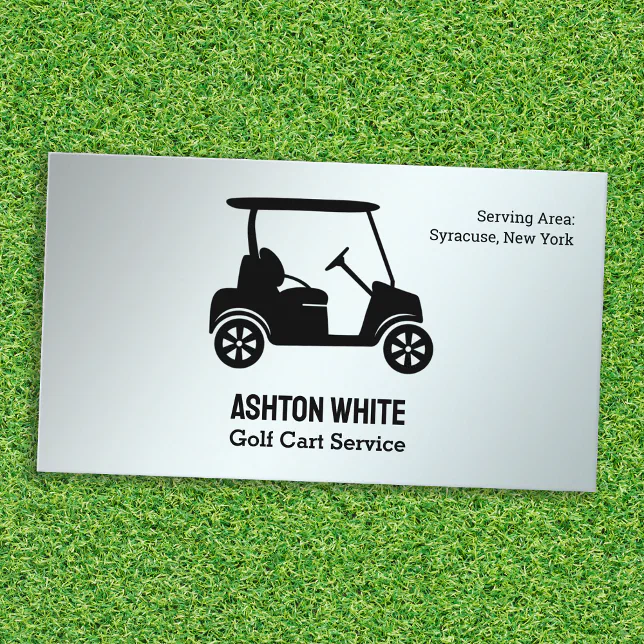 ⛳ Golf Cart Business Card | Zazzle