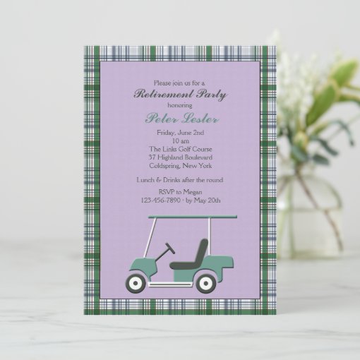 Golf Cart Invitation | Zazzle