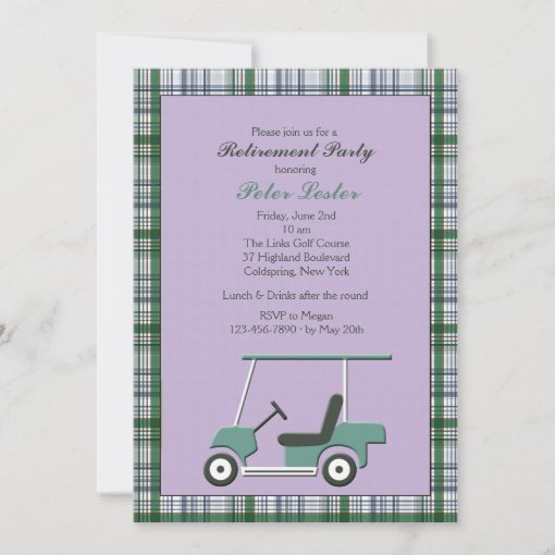 Golf Cart Invitation | Zazzle