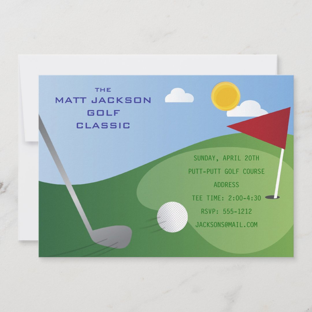 Golf Classic Invitation | Zazzle