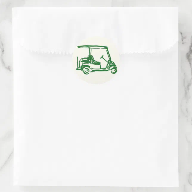 Golf classic round sticker | Zazzle