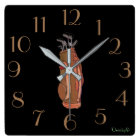 golf tee time large clock | Zazzle.com