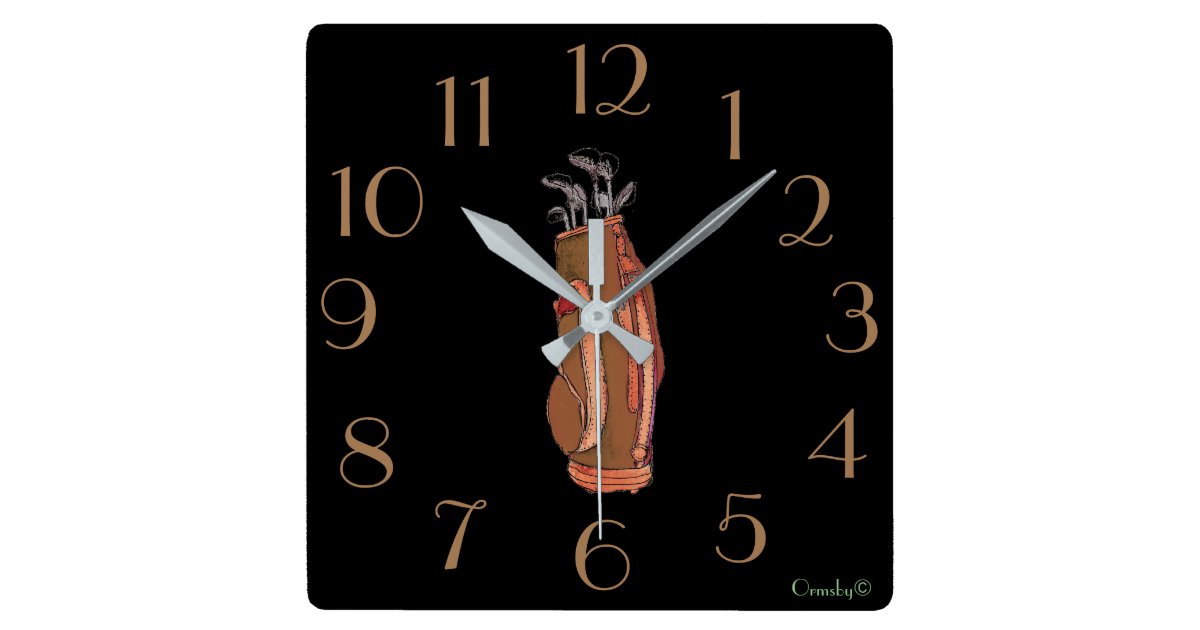 Golf clock | Zazzle.com