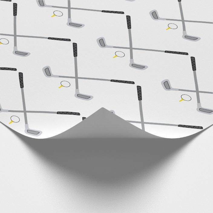 Golf Clubs and Ball Wrapping Paper | Zazzle.com