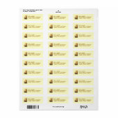 Golf Clubs Return Address Label | Zazzle