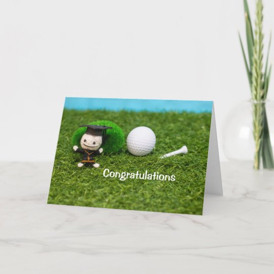 Golf Congratulations Graduate Card | Zazzle.com