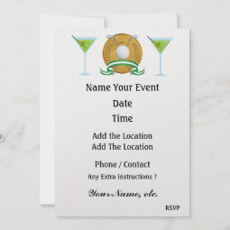 Golf Country Club Event - SRF Invitation | Zazzle