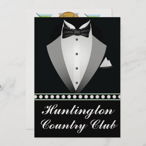 Golf Country Club Event - SRF Invitation | Zazzle