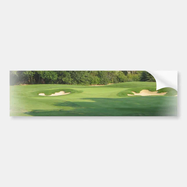Golf Course Bumper Sticker | Zazzle