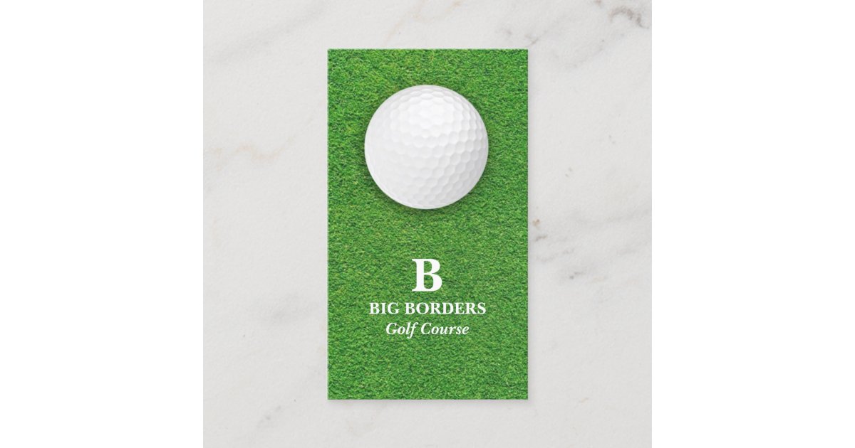 Golf Course Business Card | Zazzle