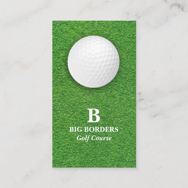 Golf Course Business Card | Zazzle