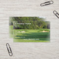 Golf Course Business Card | Zazzle