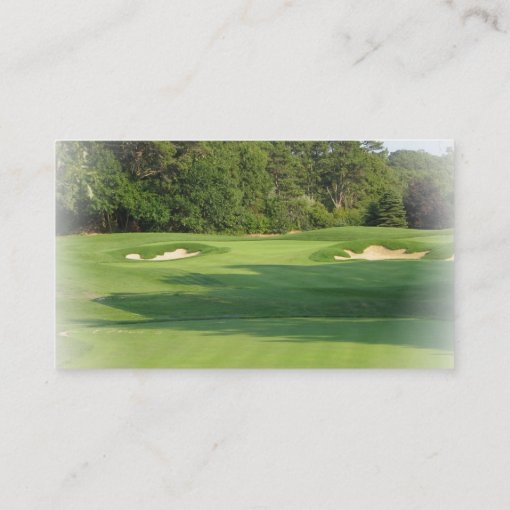 Golf Course Business Card | Zazzle