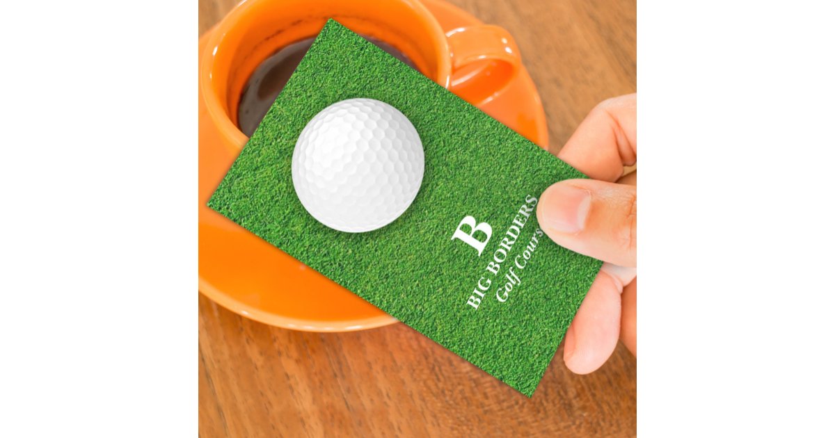 Golf Course Business Card Template | Zazzle