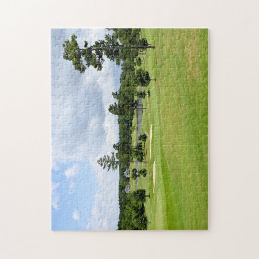 Golf Course Landscape Jigsaw Puzzle | Zazzle