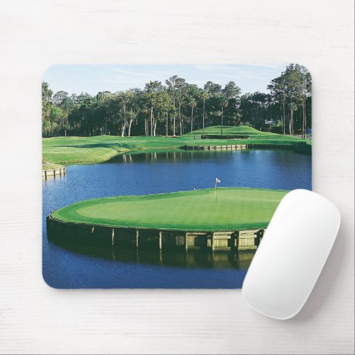 Golf Course landscape mouse pad | Zazzle