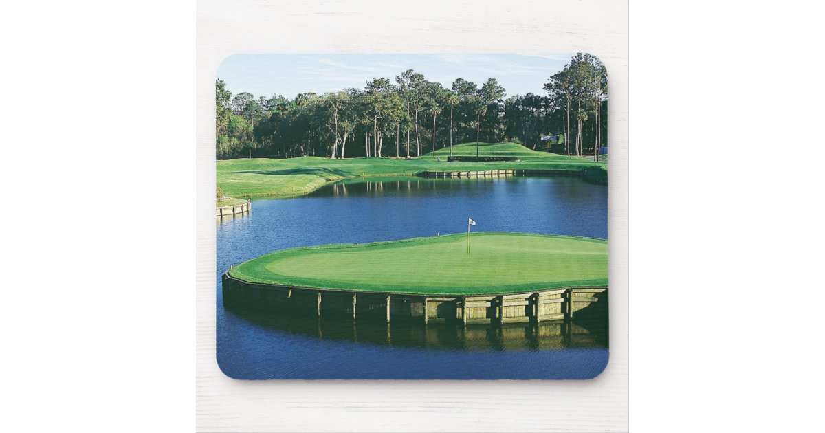 Golf Course landscape mouse pad | Zazzle