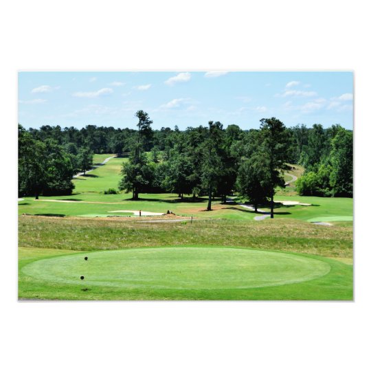 Golf course landscape photo print | Zazzle.com