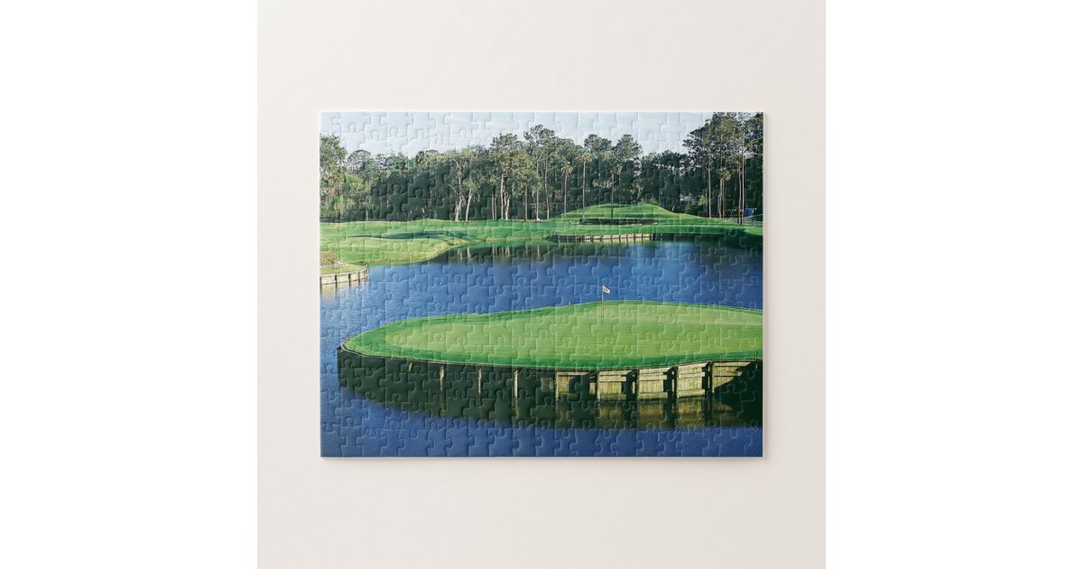 Golf Course landscape puzzle | Zazzle