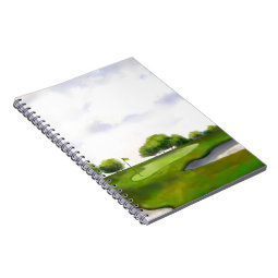 Golf Course Notebook | Zazzle