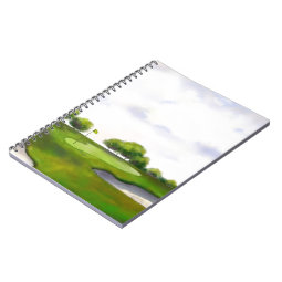 Golf Course Notebook | Zazzle